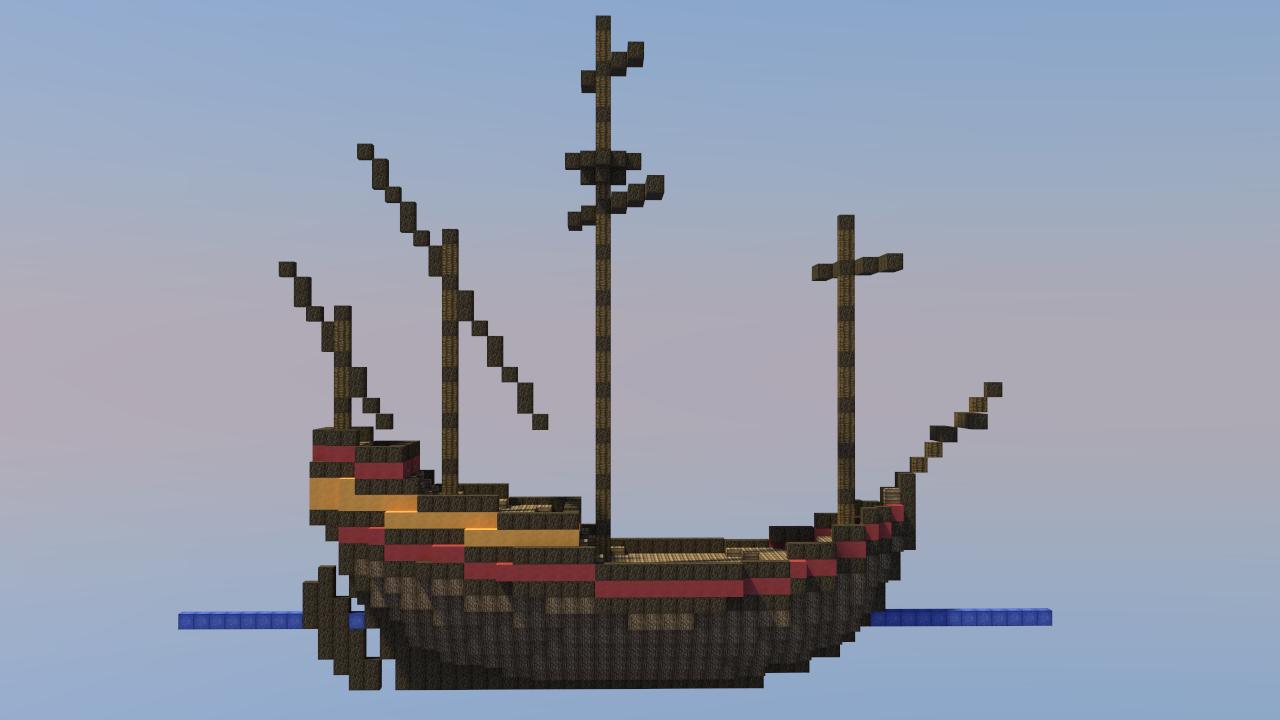 Medieval Large Caravel Minecraft Map