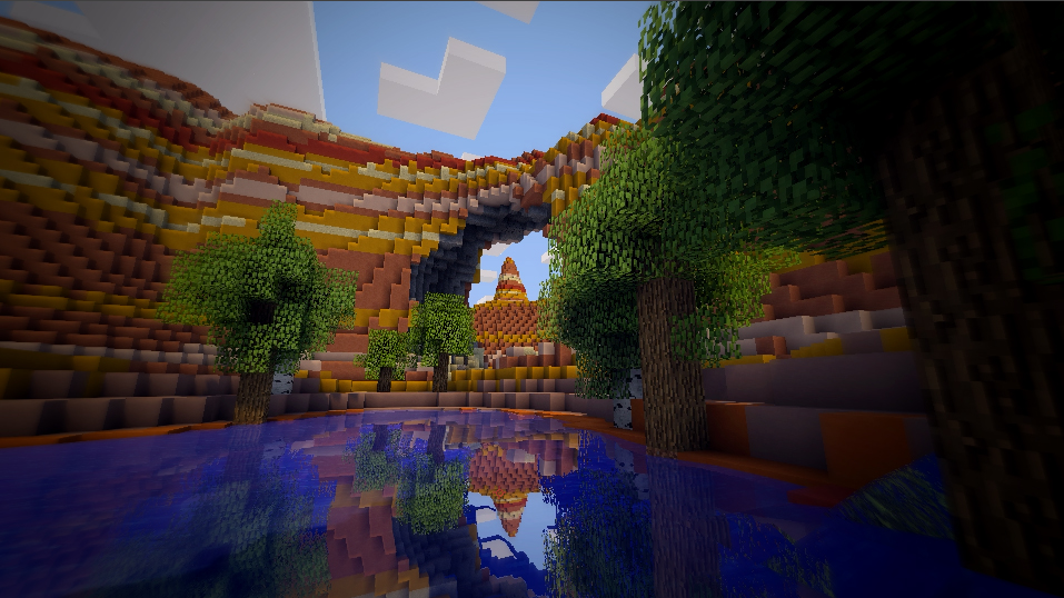 Mesa Canyon : Custom Terrain [creative] Minecraft Map