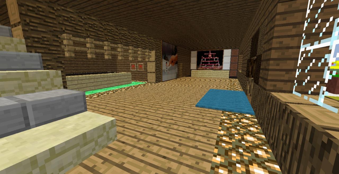 Simple mansion with sheep pinyata :3 Minecraft Map