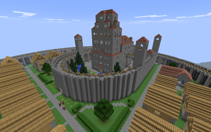 Castle on the Hill (River) Minecraft Map