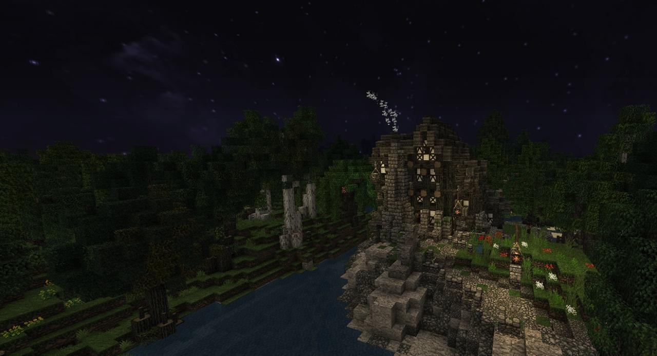 Medieval House + Forest Minecraft Map