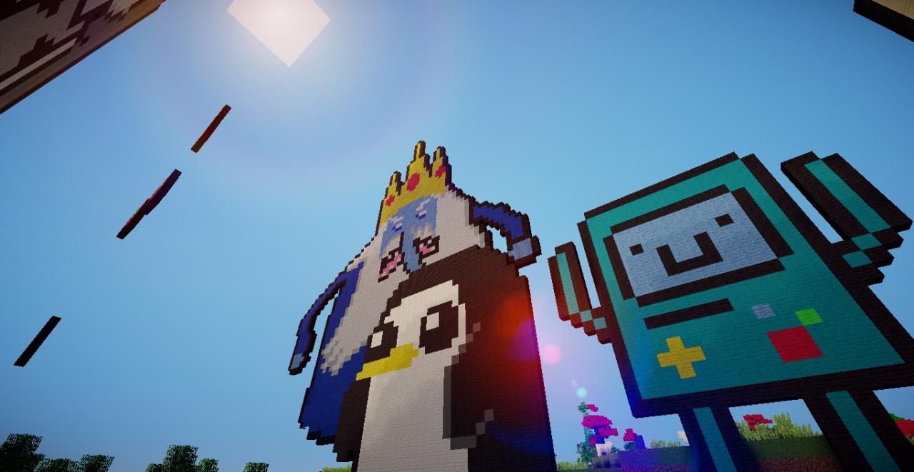 Various Collection of Pixel Art Minecraft Map