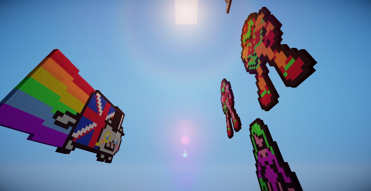 Various Collection of Pixel Art Minecraft Map