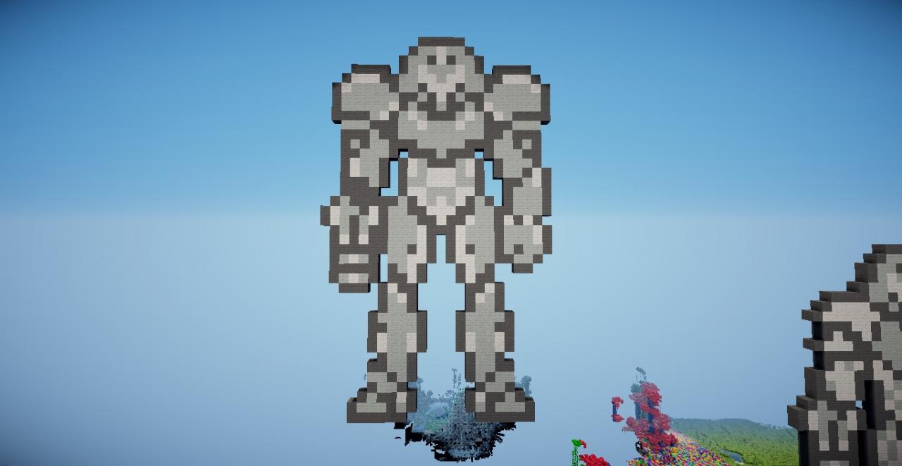 Various Collection of Pixel Art Minecraft Map