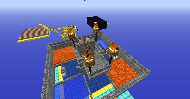 Self Repairing Spleef and Other Mini-Games Minecraft Map