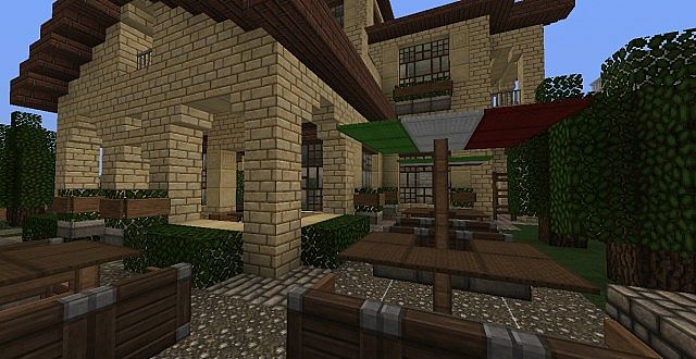 Italian cafe/ restaurant by poohcraft Minecraft Map
