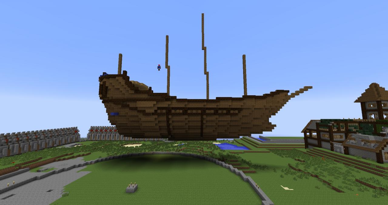 Smp built ship Minecraft Map