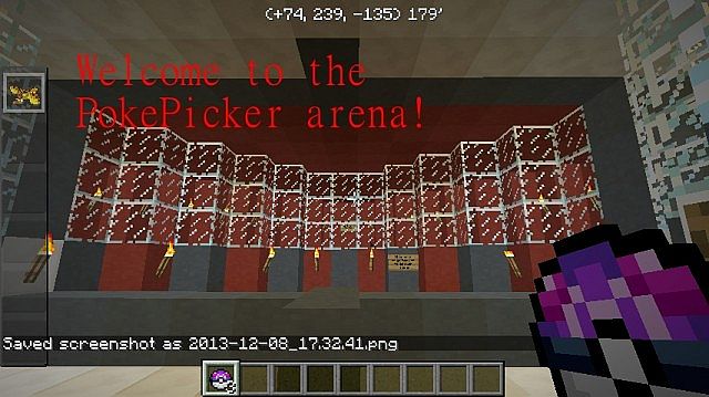 Pixelmon PokePicker Battle Arena Minecraft Project