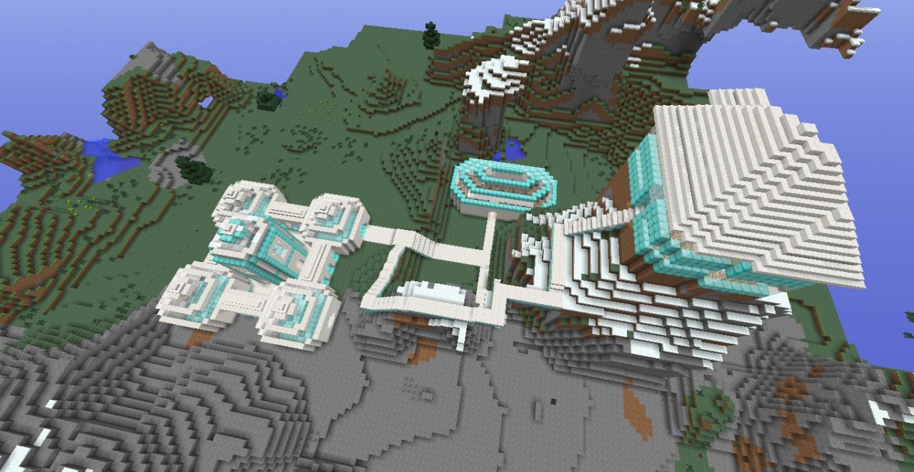 Diamond-Quartz Land Minecraft Map