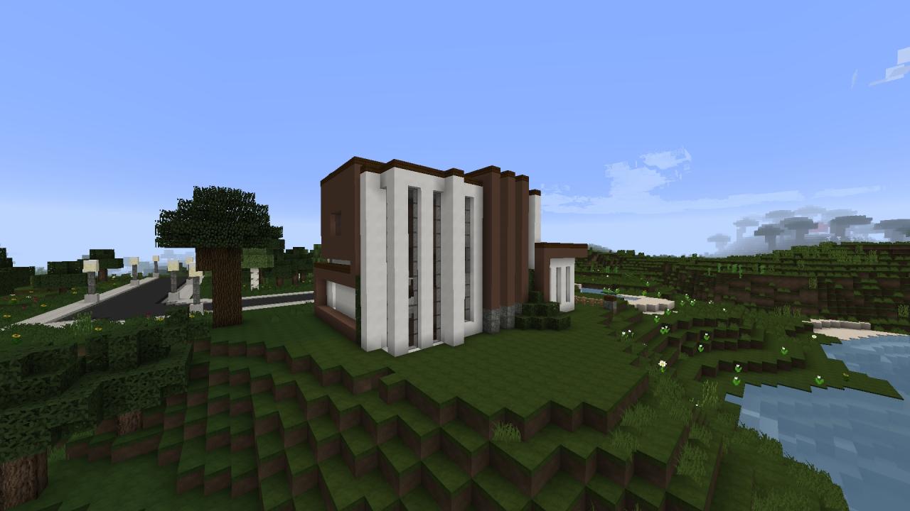 Modern Spawn House Minecraft Map