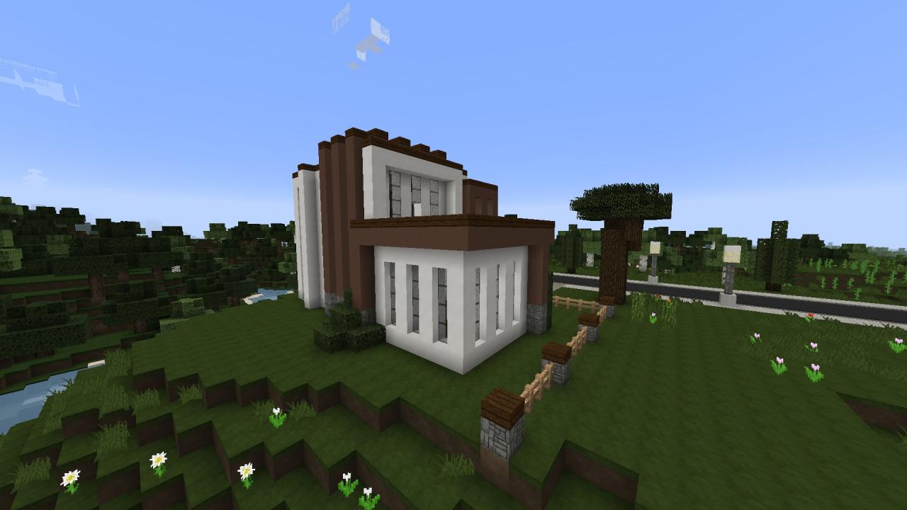 Modern Spawn House Minecraft Map