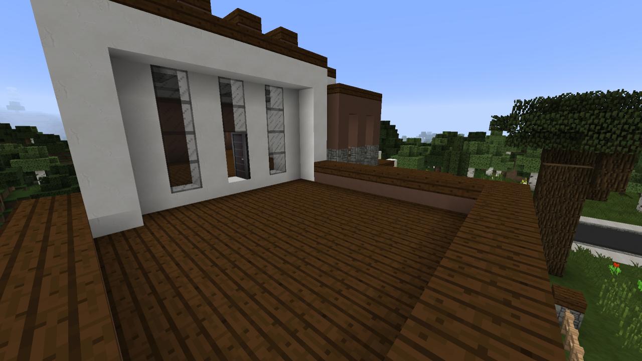 Modern Spawn House Minecraft Map
