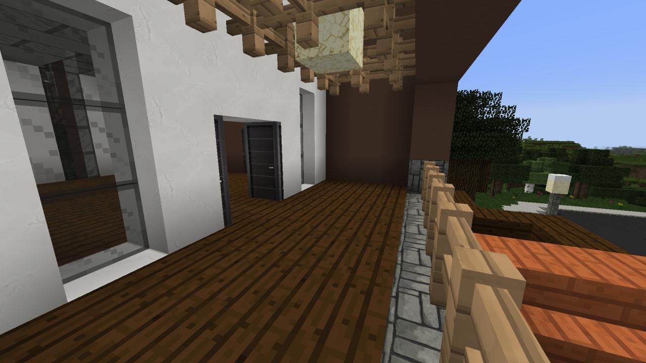 Modern Spawn House Minecraft Map