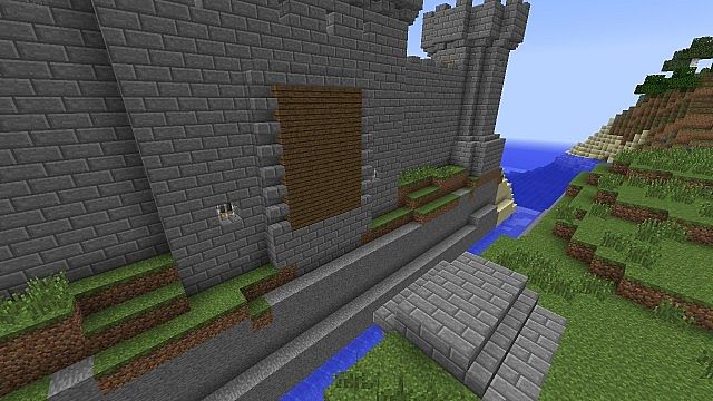 Actual Working Castle Drawbridge [1.7] Minecraft Map
