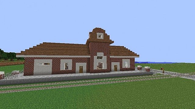 Homestead Pennsylvania Railroad Train Station Minecraft Map