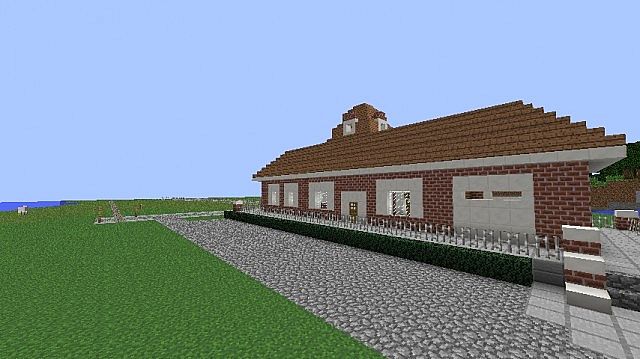 Homestead Pennsylvania Railroad Train Station Minecraft Map