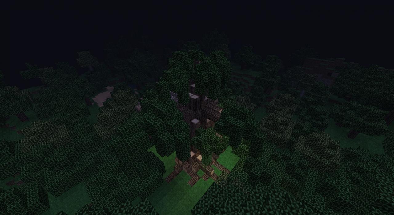 Tree House in a Willow Minecraft Map
