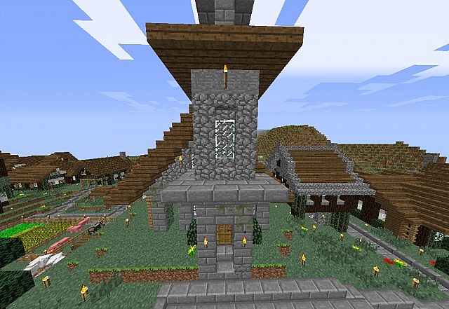 Medieval Ages Village (70M) Minecraft Map