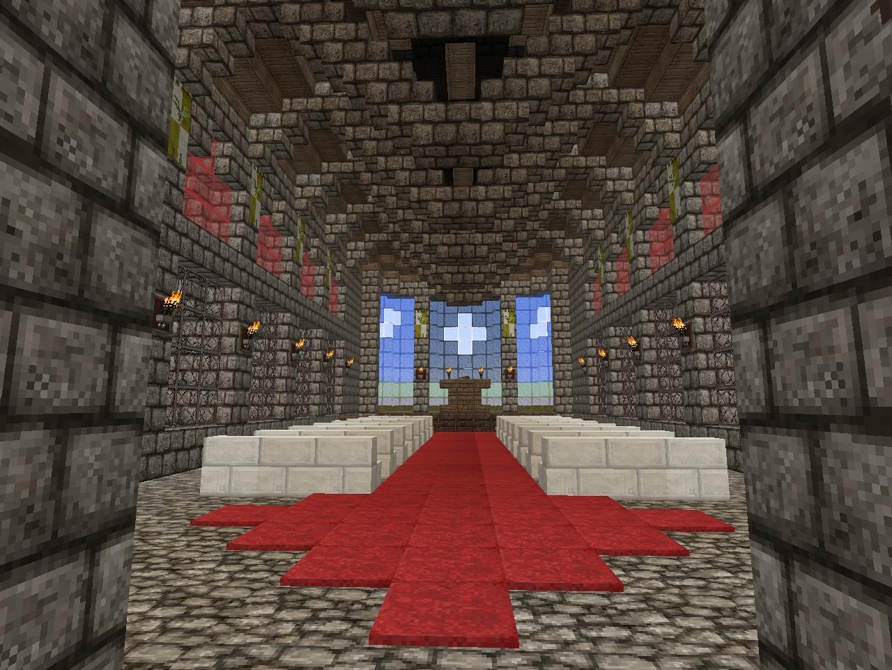 Elder scrolls inspired chirch experiment Minecraft Map