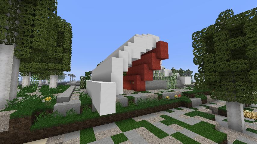 Bell Curve- A modern home by VelosterGuy Minecraft Map