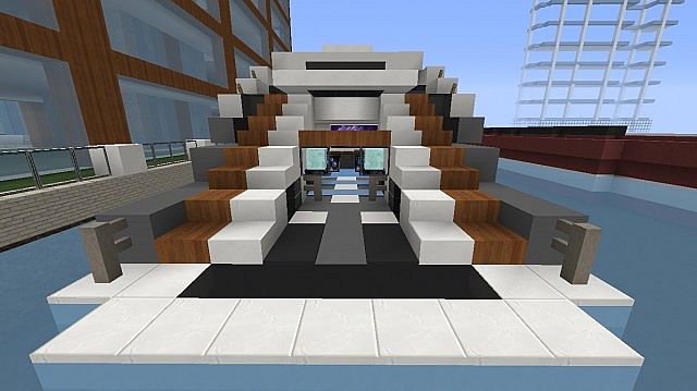 Modern Speed Boat Minecraft Project