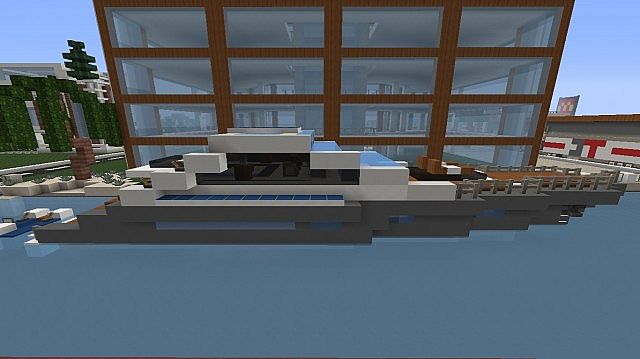 Modern Speed Boat Minecraft Map