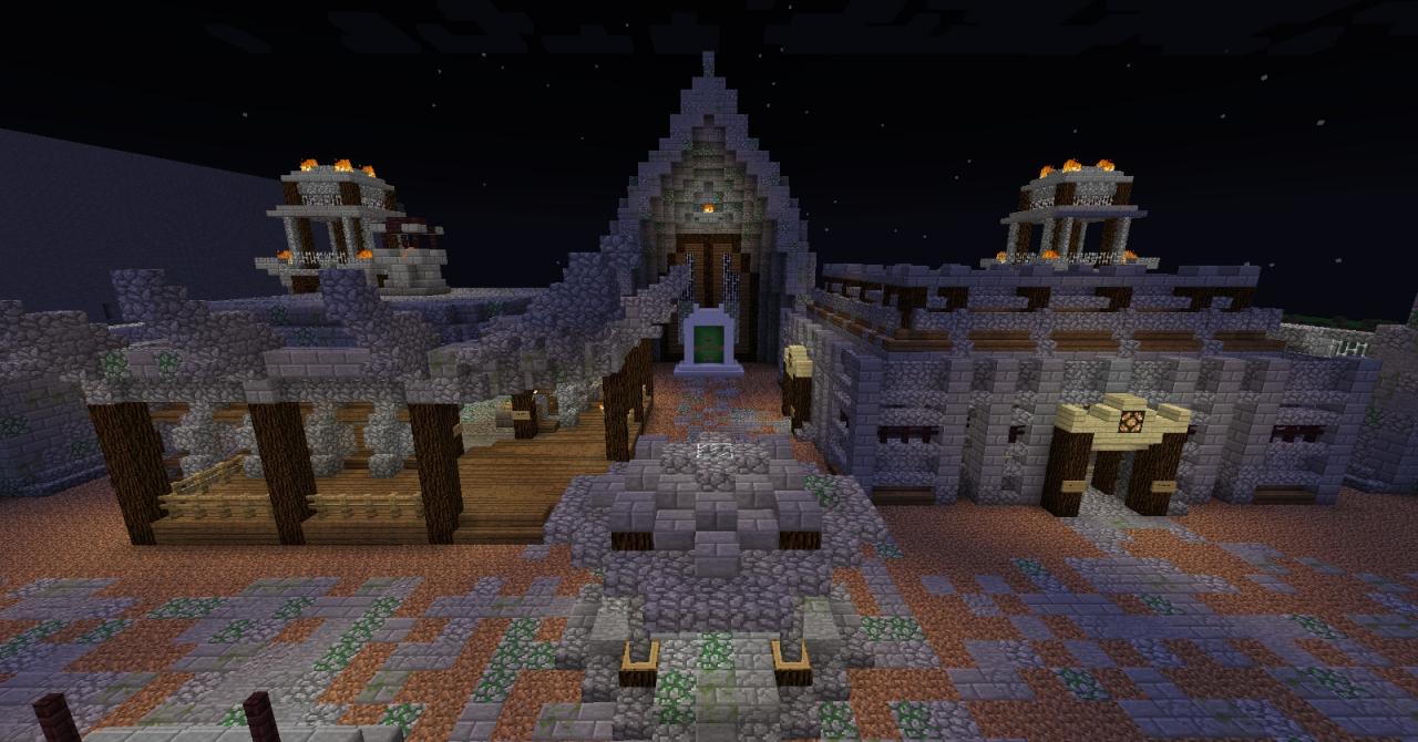 Medieval fort- server spawn Minecraft Map