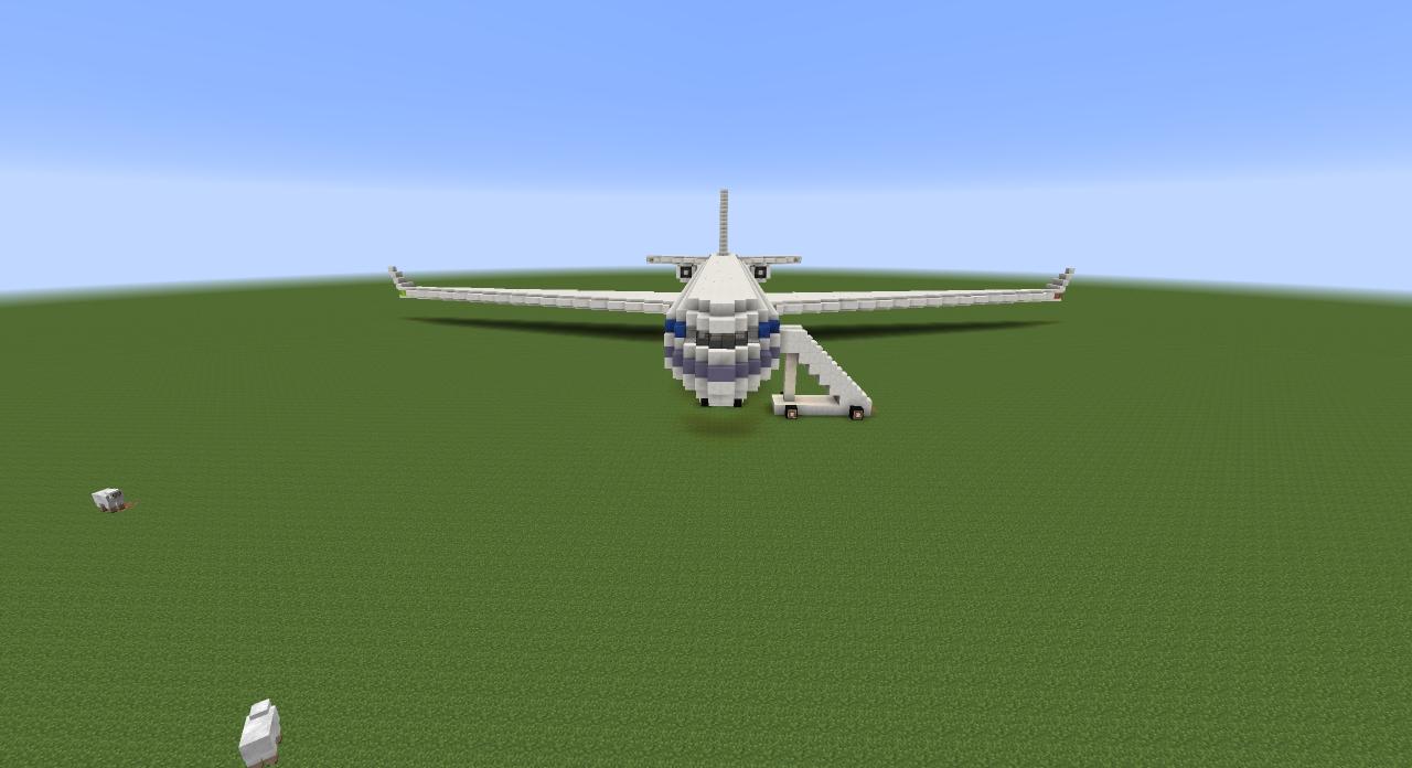 Oceanic Airlines jet Minecraft Map