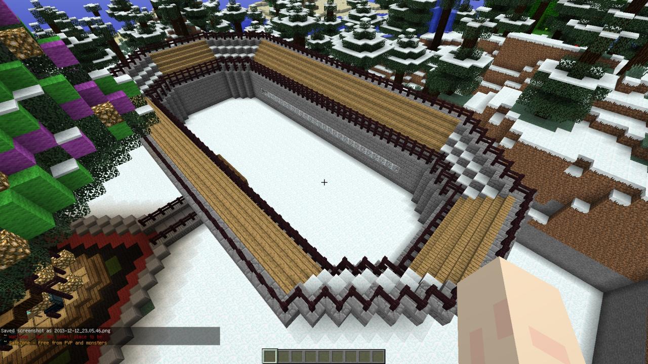 Christmas Tree Spawn [JAIL,SHOP,PVP,ARENA,WARPS] Minecraft Map