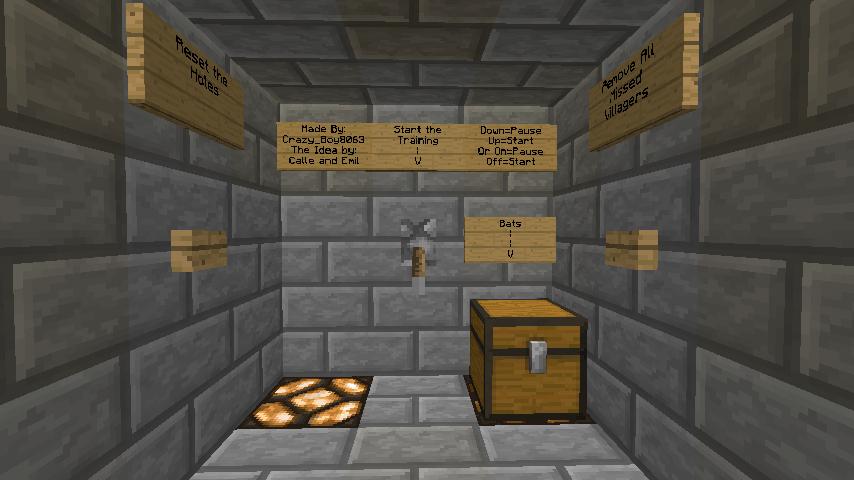 Throwing Training Minecraft Map