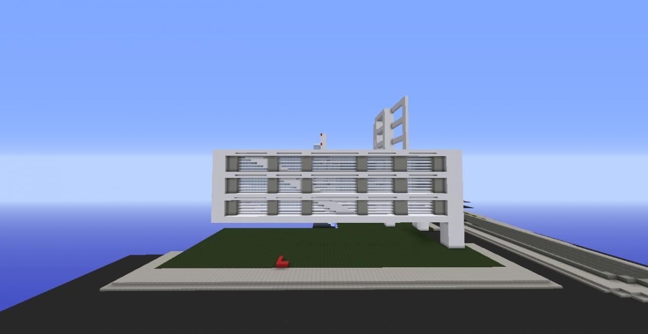 MODERN WATERFRONT HOSPITAL wip!! Minecraft Map
