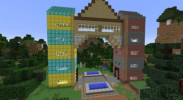 Large multiplayer house Minecraft Map