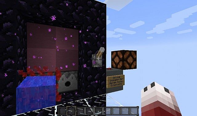 Lever Powered Toggleable Nether Portal (1.6 compatible) Minecraft Map