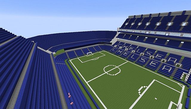 Chelsea's Stadium 'Stamford Bridge' Minecraft Map