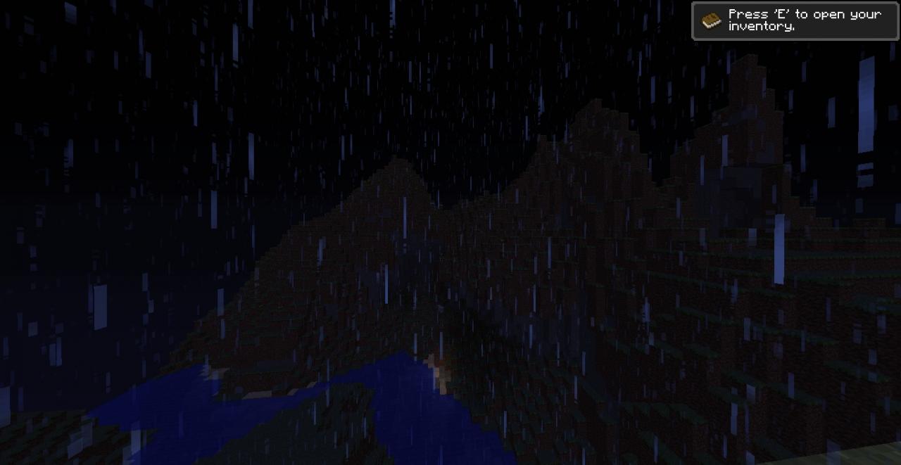 Mountain spawnpoint Minecraft Map