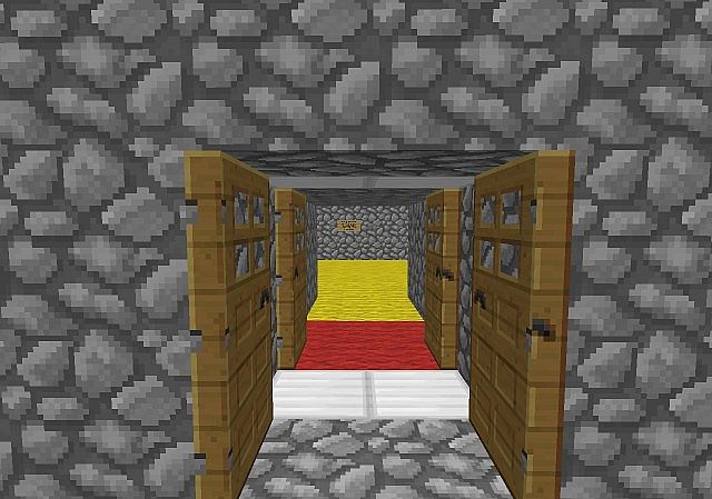 Redstone security system house Minecraft Map