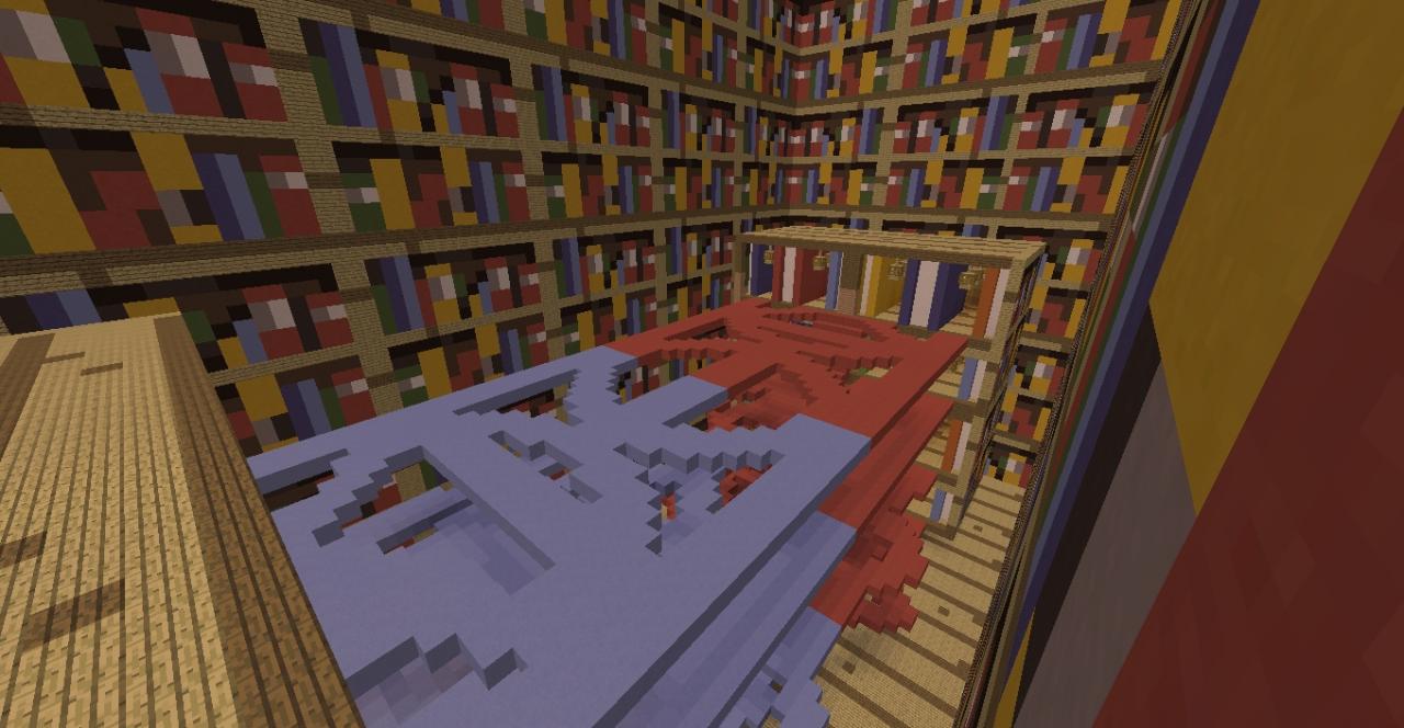 [Paintball map]: Bookshelves Minecraft Map
