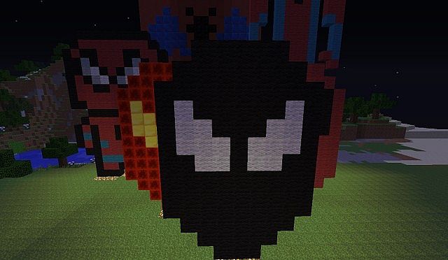 Spider-Man PixelArt Set Minecraft Map