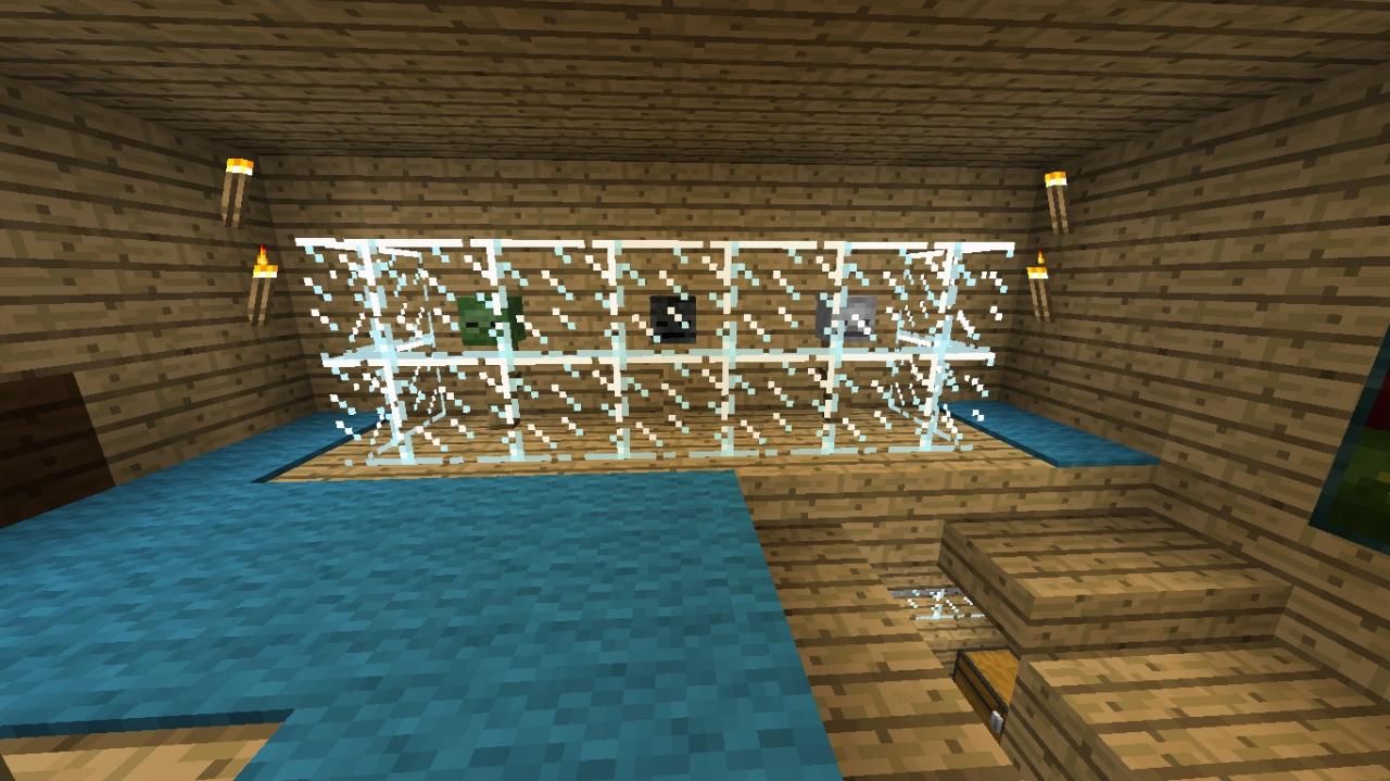 Cave House. Minecraft Map