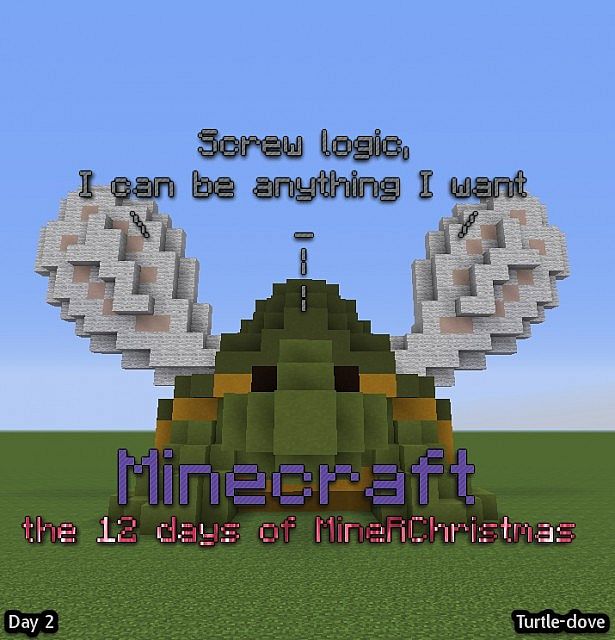 MineRChristmas: the 2nd day. [A turtle-dove] Minecraft Map