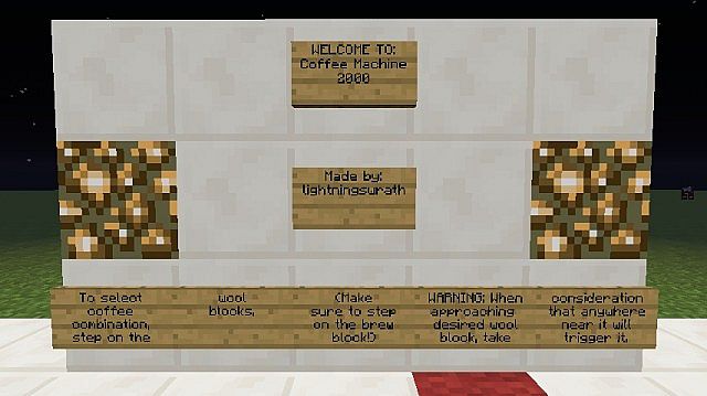 Coffee Machine 2000 Minecraft Map