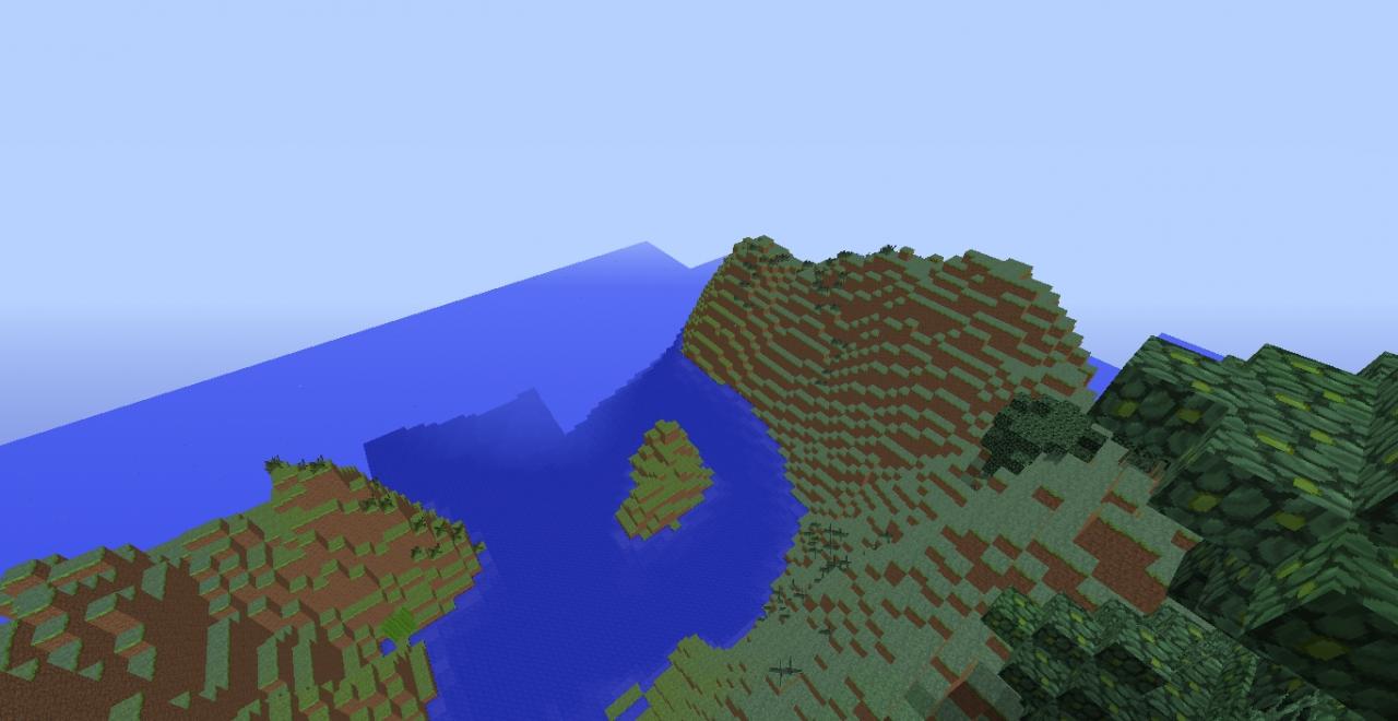 large survival island Minecraft Map
