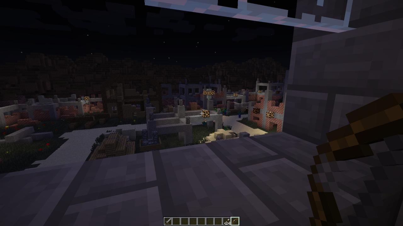 "ZombieSurv" Minecraft survival / adventure map Minecraft Map