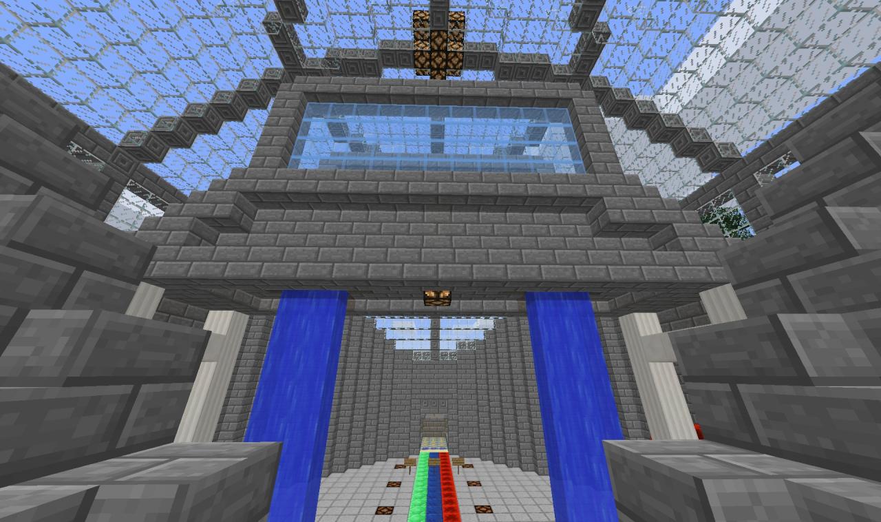 Floating server spawn Minecraft Map