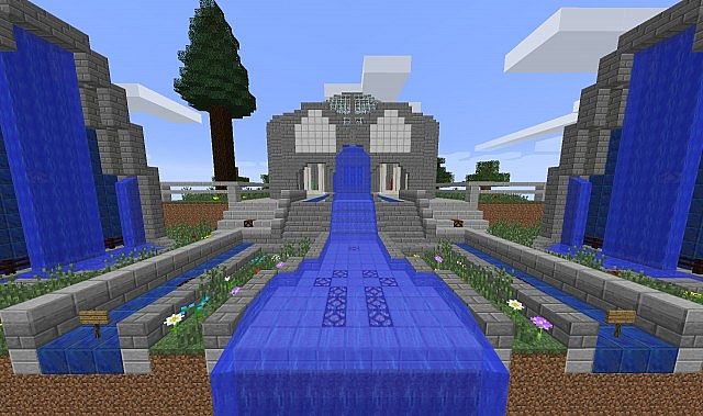 Floating server spawn Minecraft Map