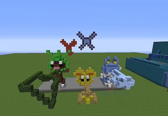Pokemon x and y starters Minecraft Map