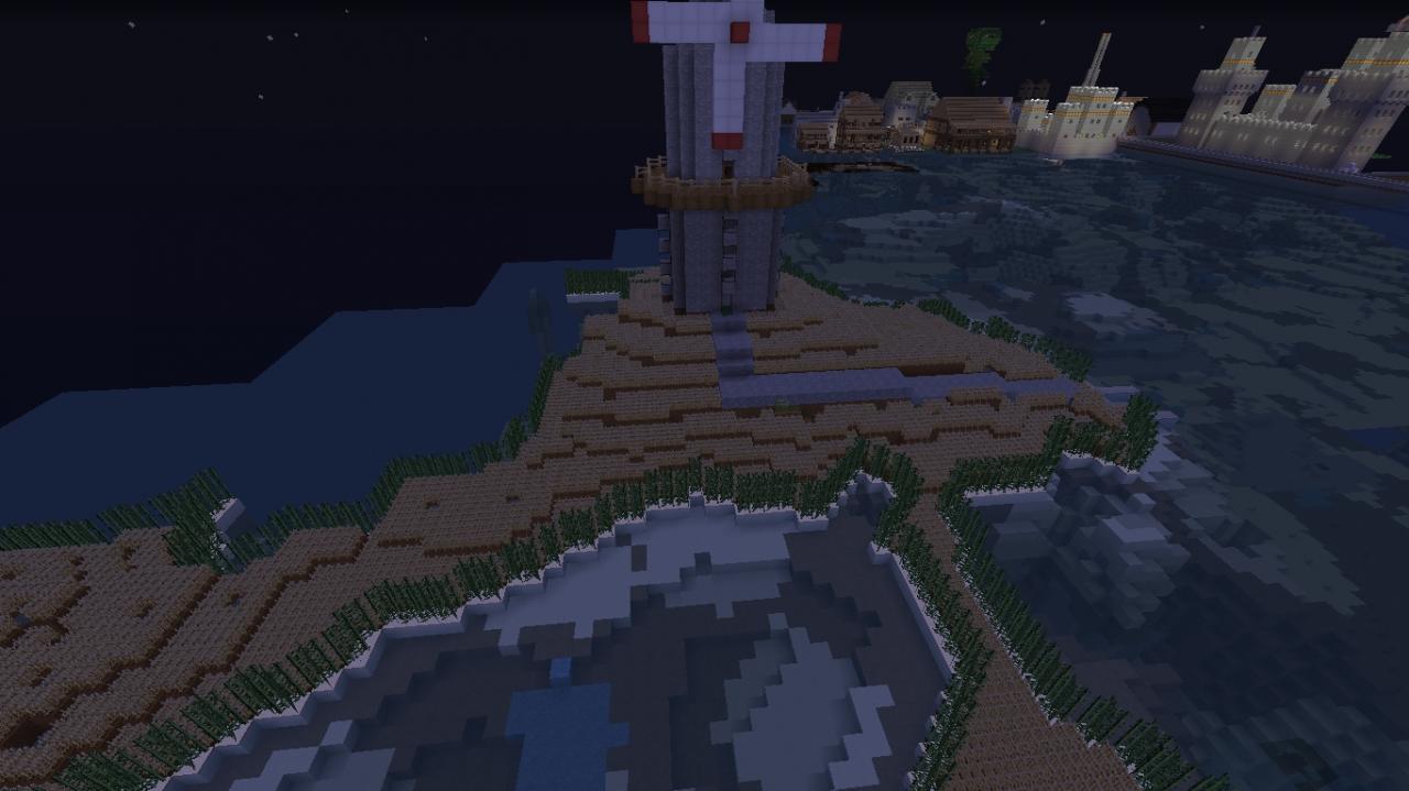 Huge survival island completed! Minecraft Map