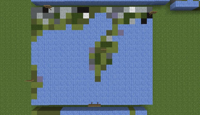 Geography Pixel Art Minecraft Map