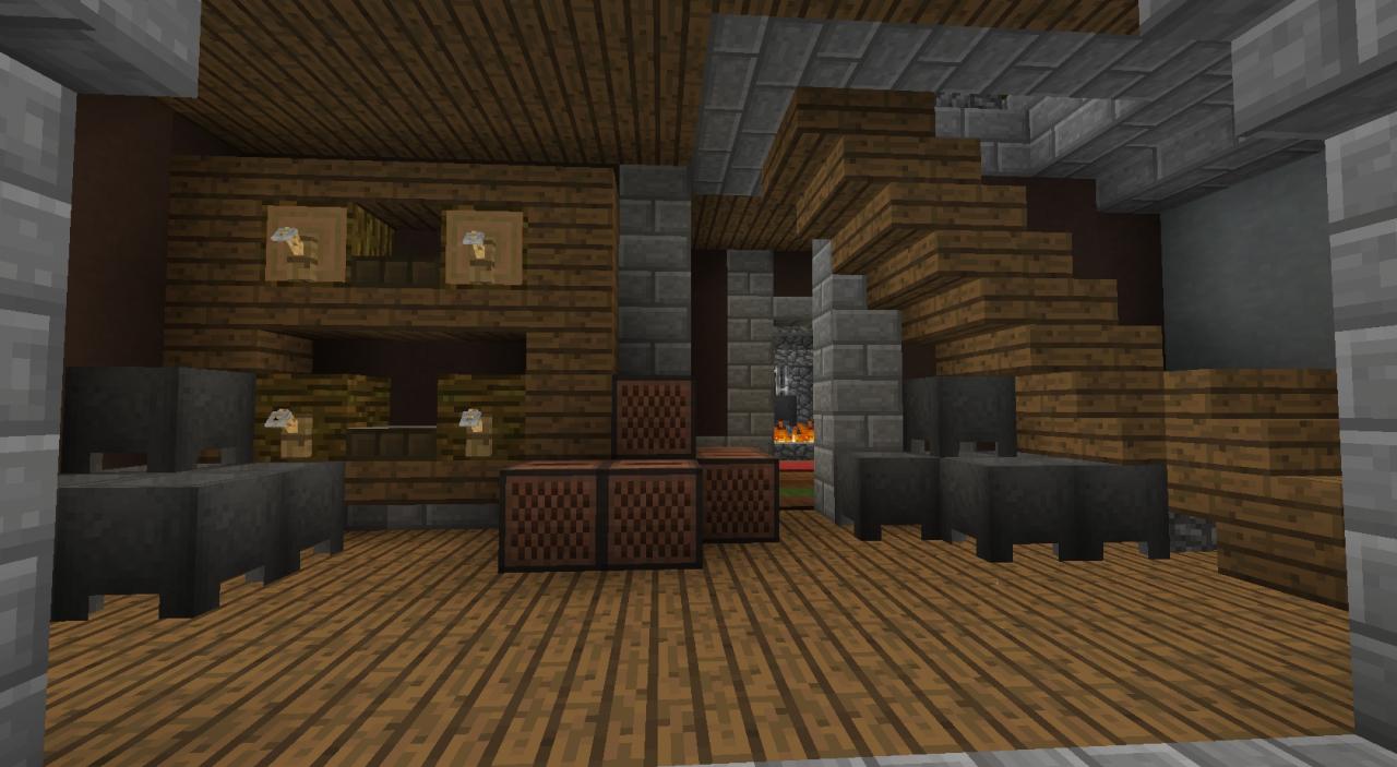 The Winking Lynx Tavern - Markarth Minecraft Map