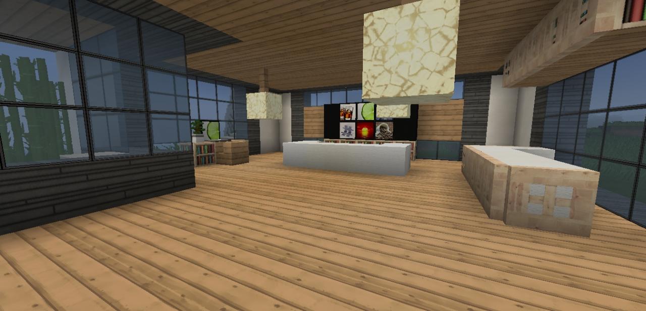 Modern house Minecraft Map